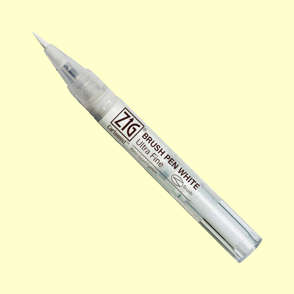 Brush Pen Cartoonist Blanco Ultra Fino Kuretake | Marcador de Precisión ...
